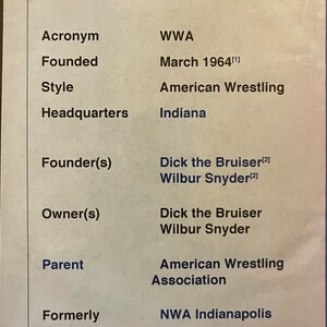 WWA Vintage Wrestling Volume 13 Dvd - Etsy