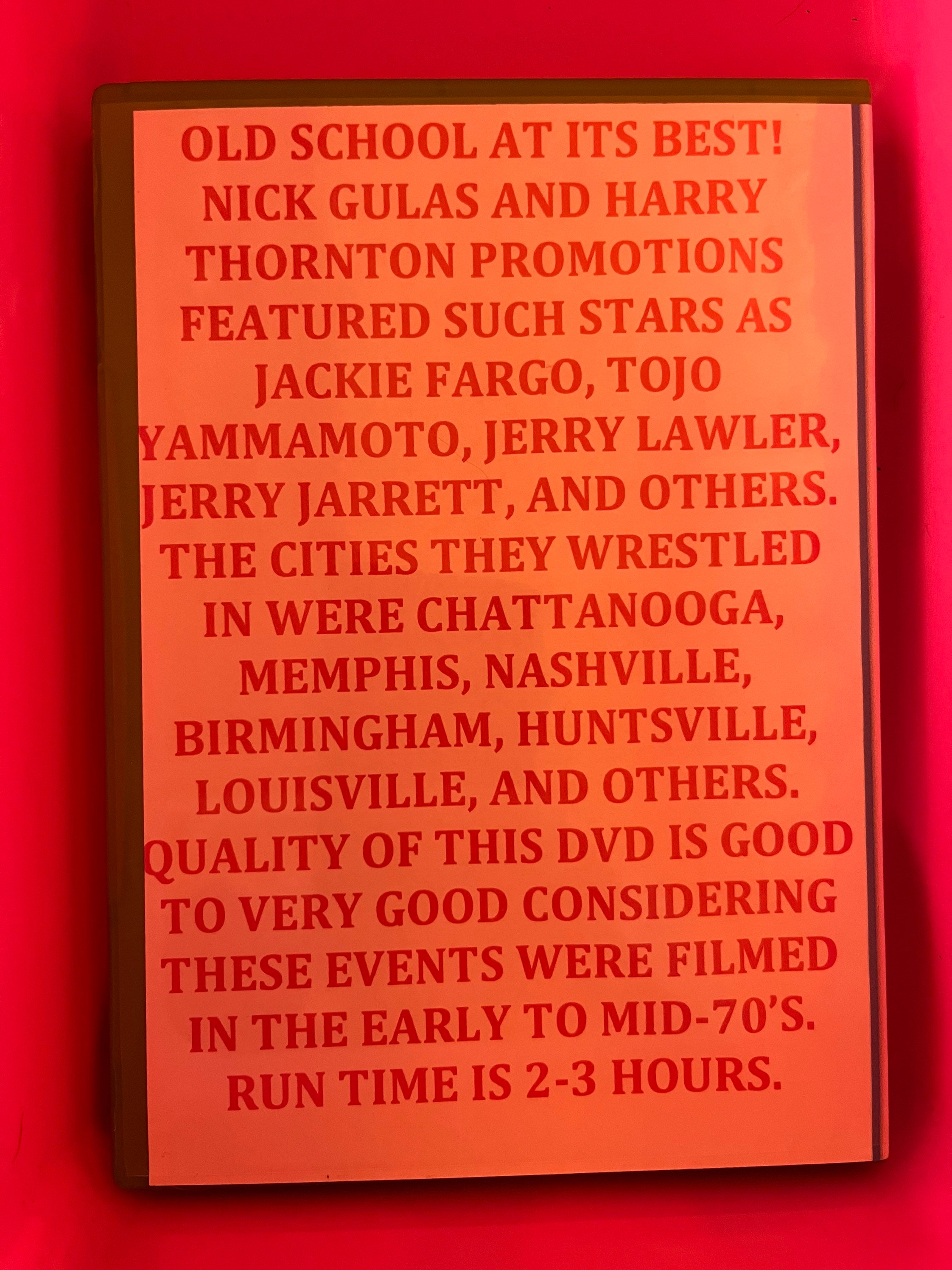 Best of NWA Nick Gulas Championship Wrestling Volume 5 Dvd - Etsy