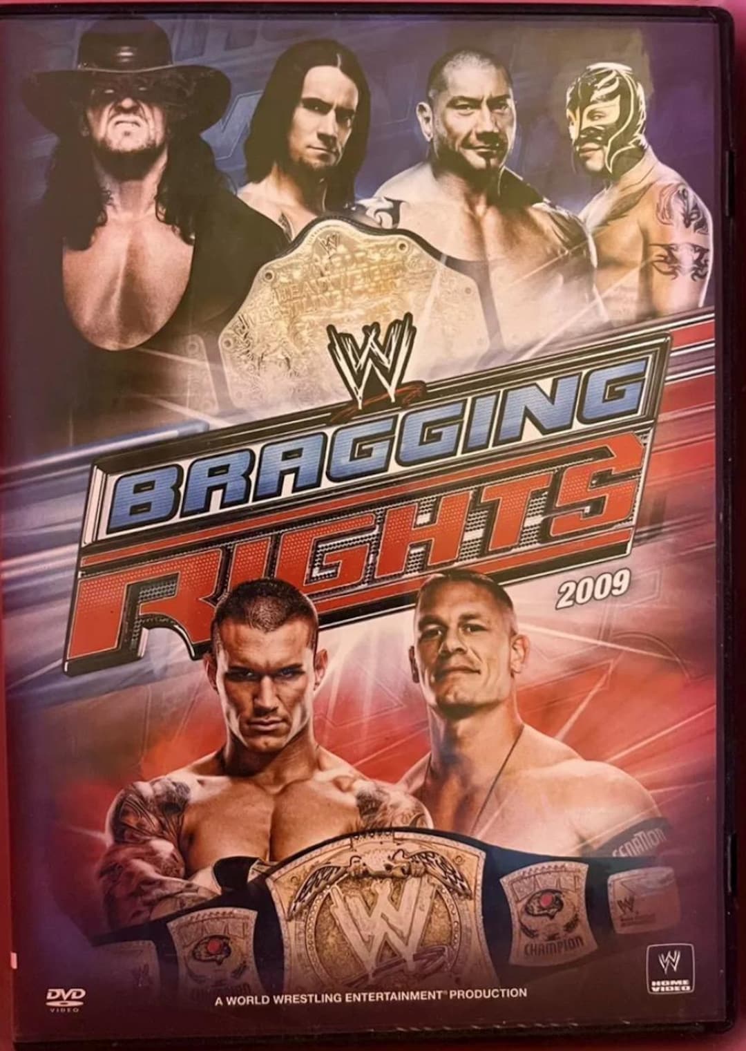 WWE BRAGGING RIGHTS 2009 Wrestling Dvd Good Condition Commercial Copy ...
