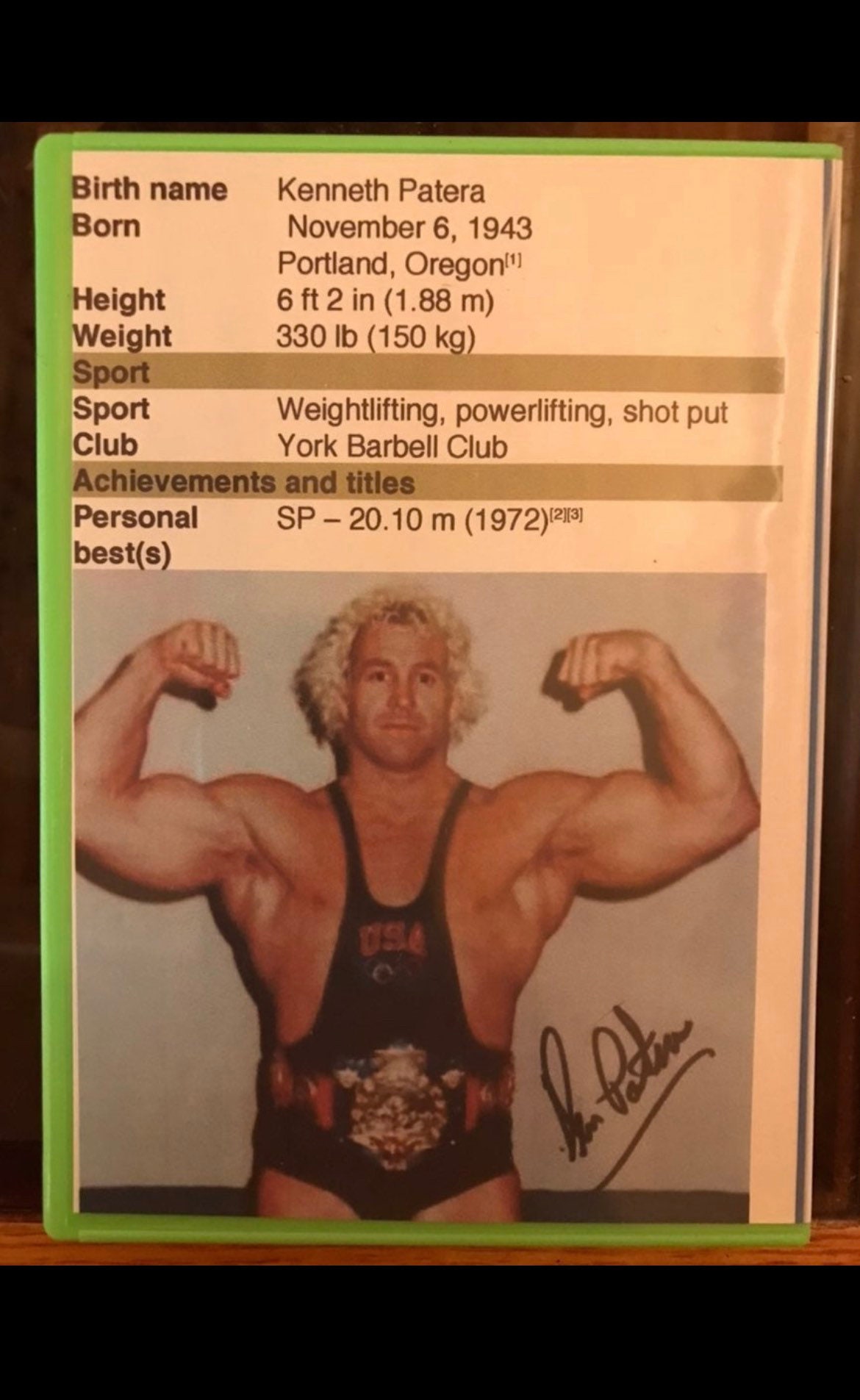 Ken Patera Today