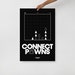Connect Pawns — Poster — Strangerchess - Etsy