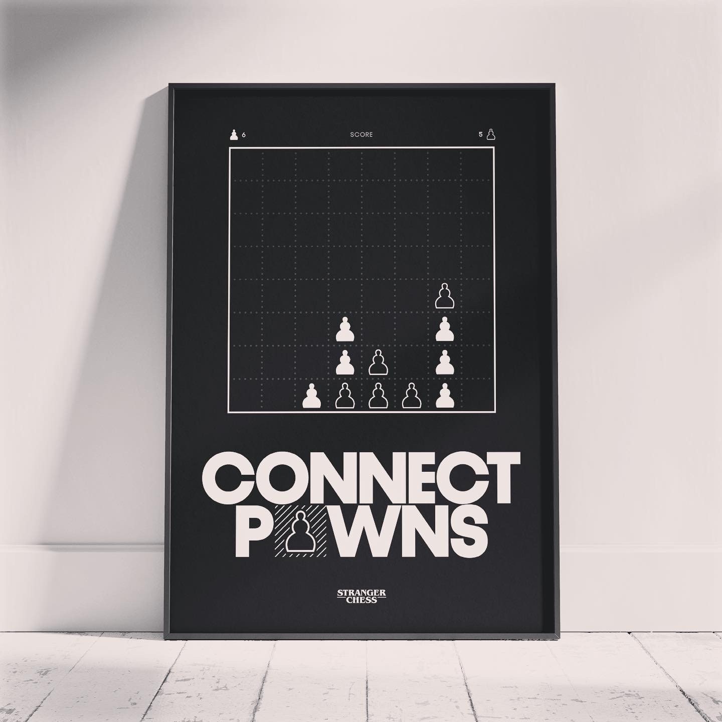 Connect Pawns — Poster — Strangerchess - Etsy