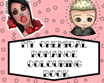 Mcr Coloring Book - Etsy