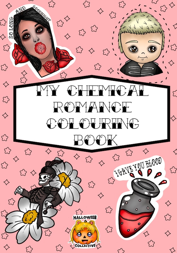 My Chemical Romance Colouring Book digital - Etsy