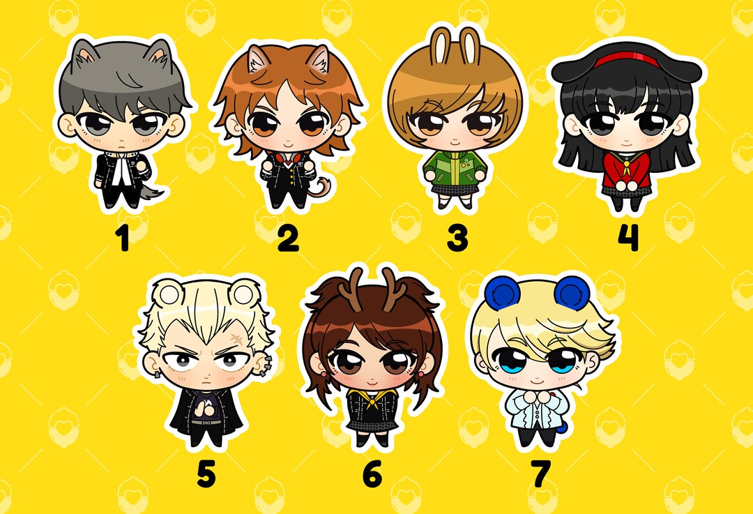 Fursona 4 Stickers Persona 4 Stickers - Etsy