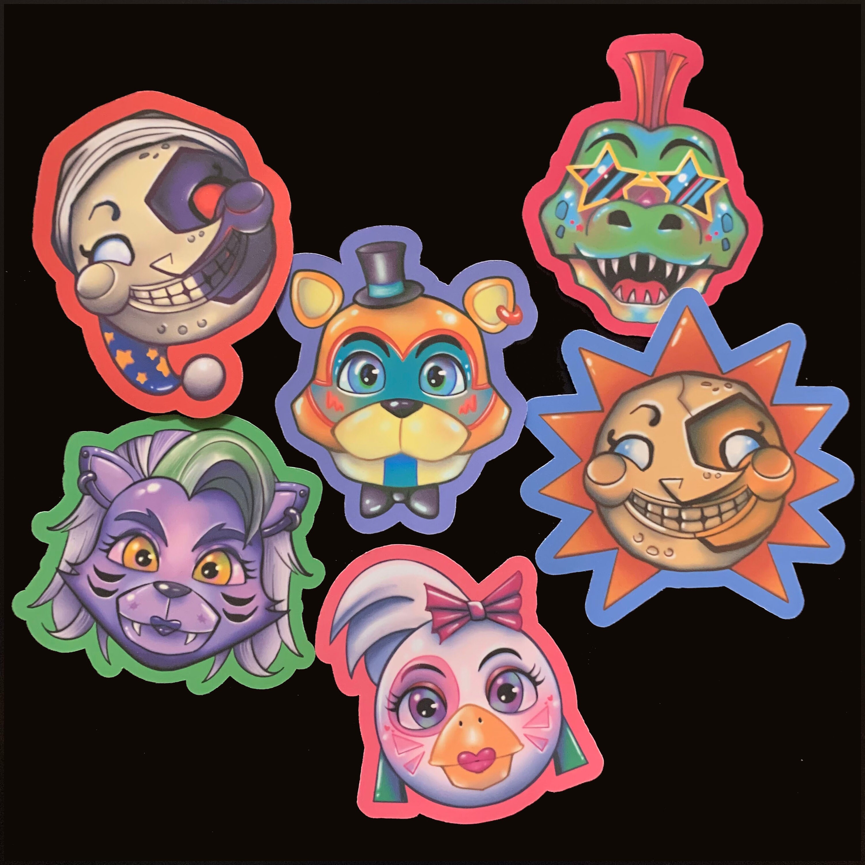 FNAF Security Breach Stickers - Etsy