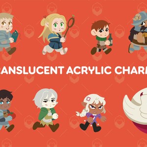 Dunmeshi Double Sided Charms | Delicious in Dungeon - Etsy
