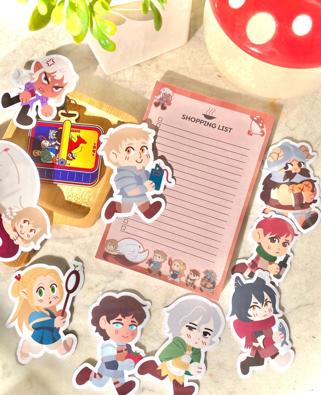 Dunmeshi Stickers | Delicious in Dungeon - Etsy