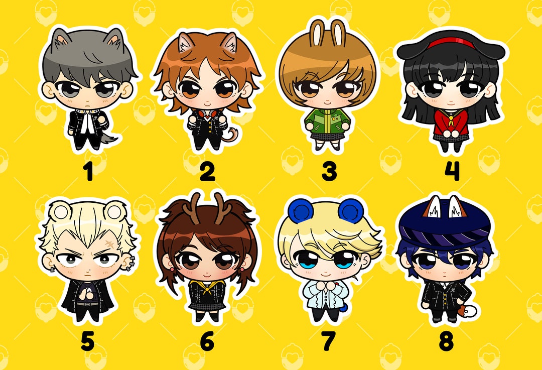 Fursona 4 Stickers Persona 4 Stickers - Etsy