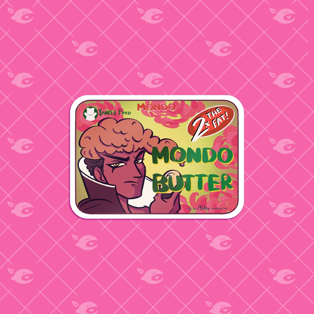 Mondo Butter Stickers - Etsy