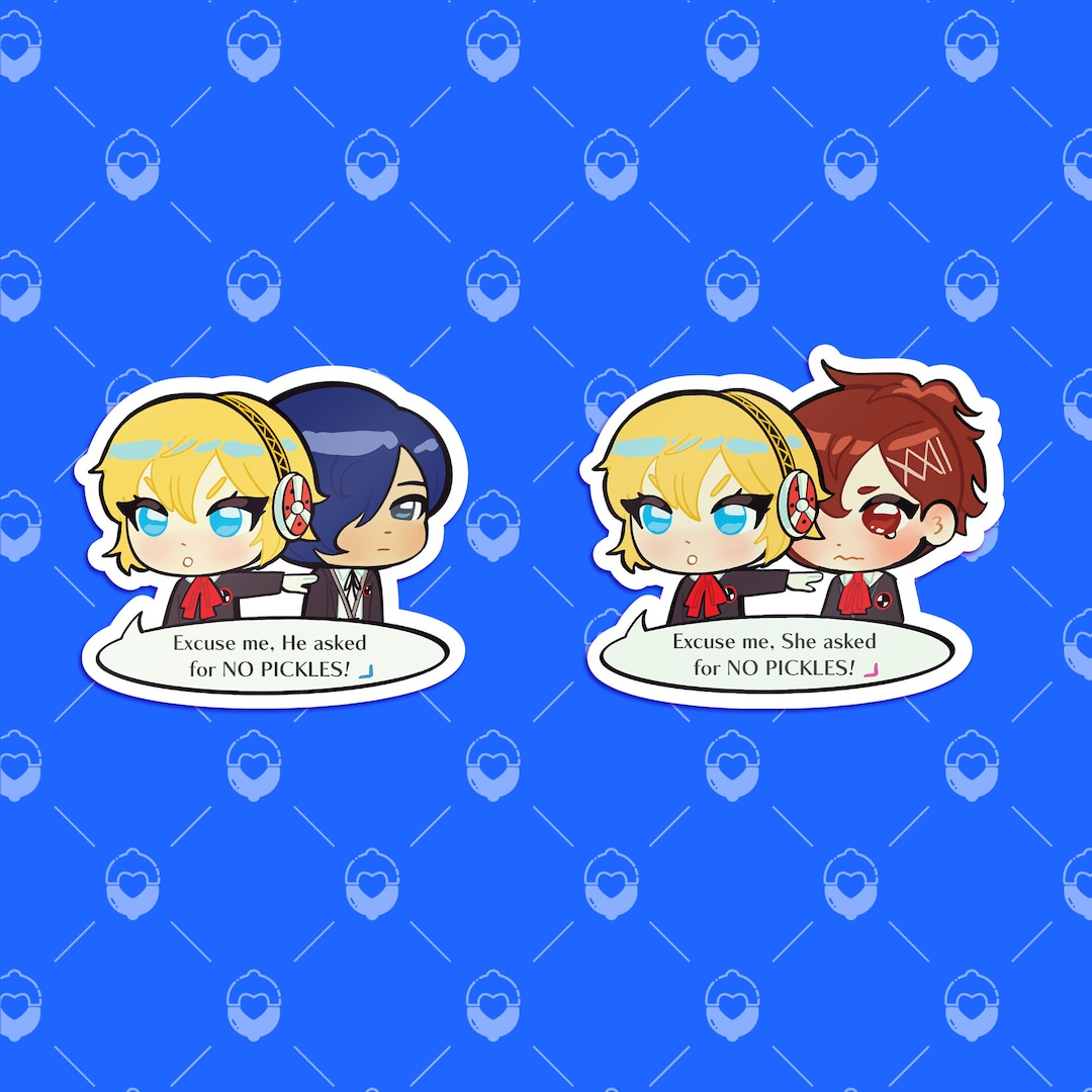 Persona 3 Stickers | Aigis Makoto Kotone - Etsy