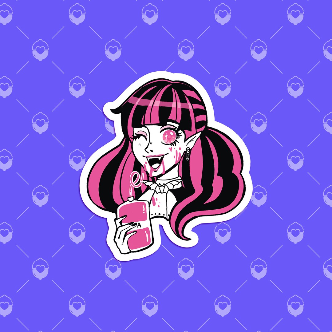 Draculaura Stickers - Etsy
