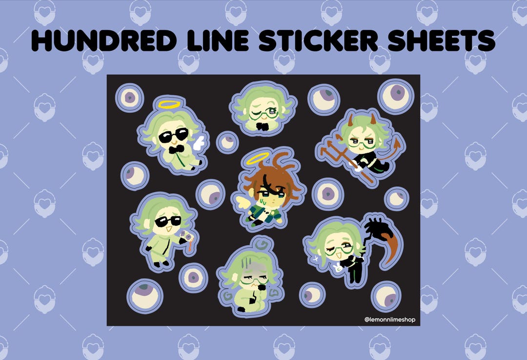 The Hundred Line: Last Defense Academy Sticker Sheets | Eitaku | Eito ...