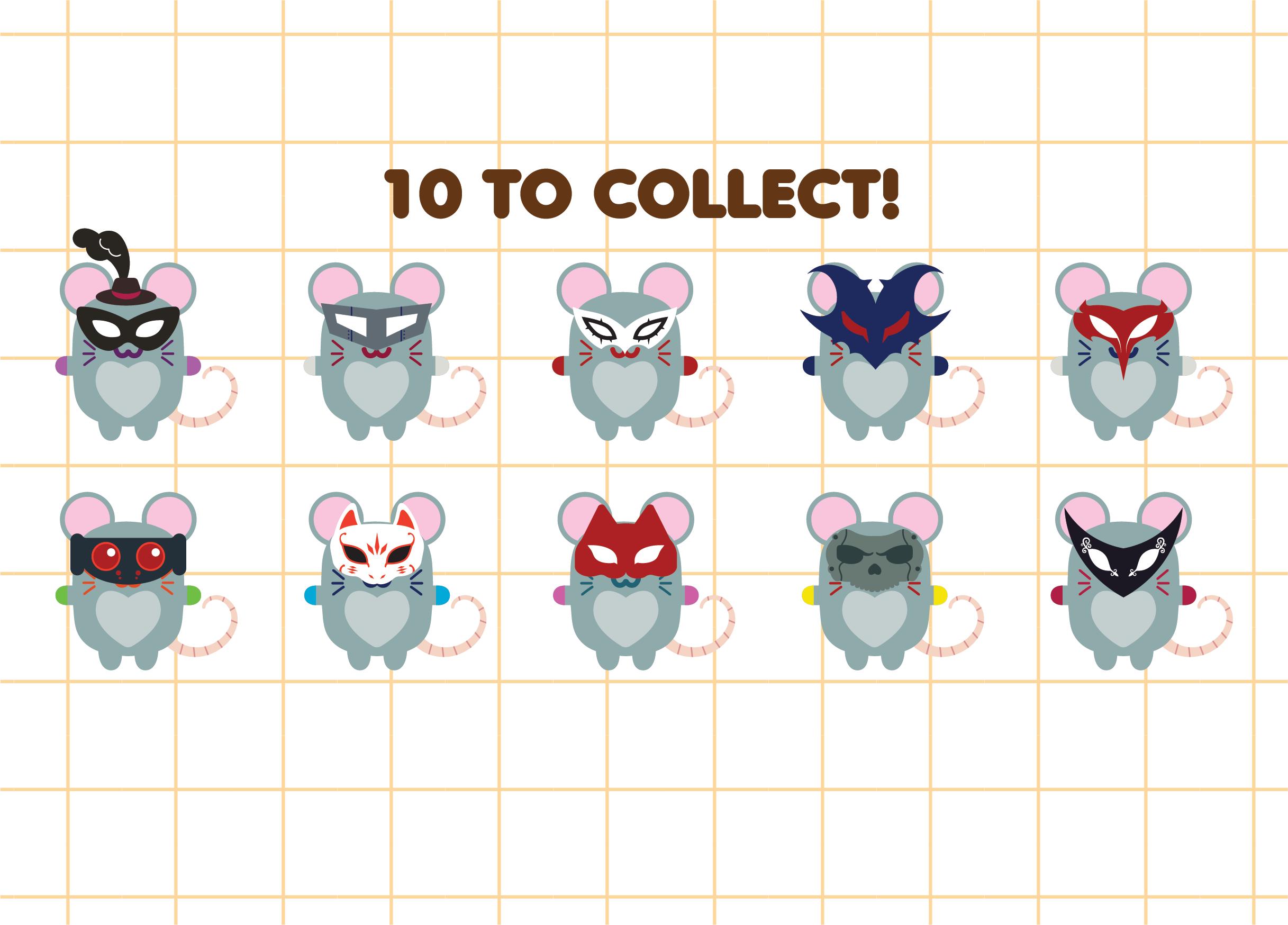 Phantom Rats Mystery Charms | Persona 5 Royal Acrylic Charms - Etsy