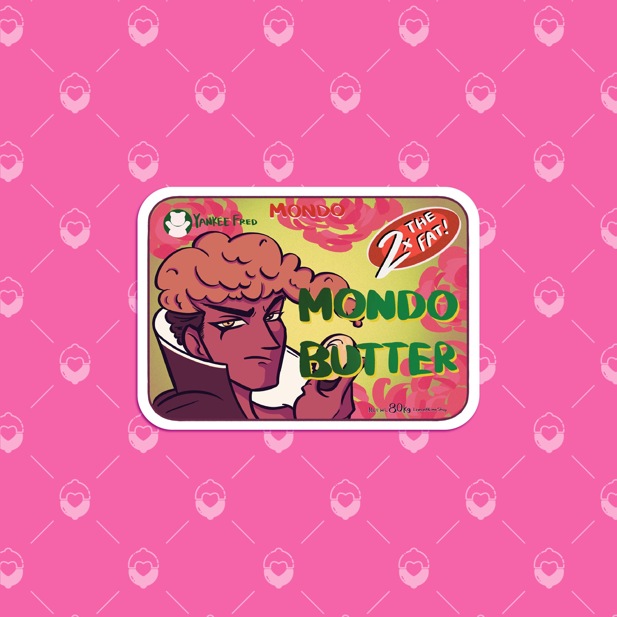 Mondo Butter Stickers - Etsy
