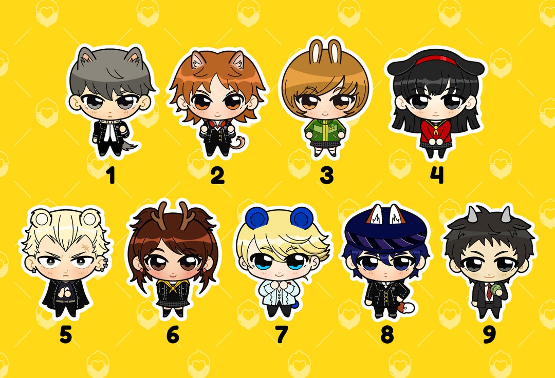 Fursona 4 Stickers | Persona 4 Stickers - Etsy