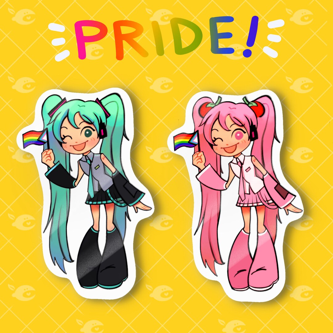 Miku Pride Stickers - Etsy