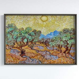 Vincent Van Gogh Olive Trees Printable Famous Landscape Painting Art ...