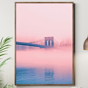 Brooklyn Bridge New York Print Poster, Printable Wall Art, New York ...