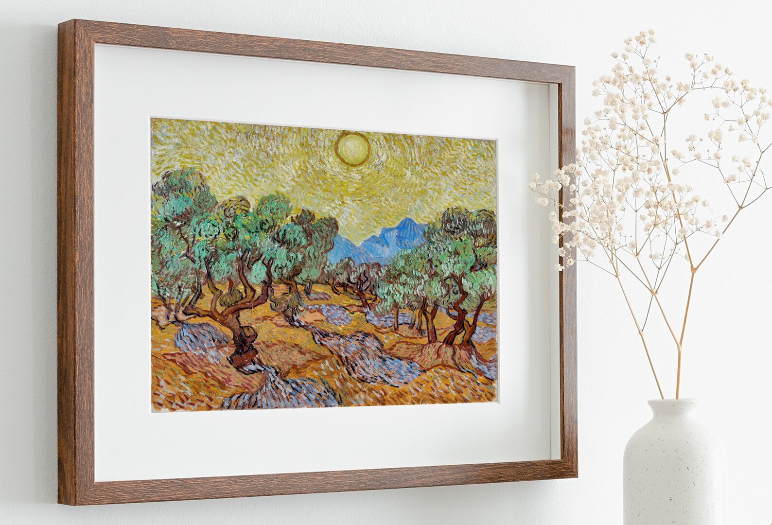 Vincent Van Gogh Olive Trees Printable Famous Landscape Painting Art ...