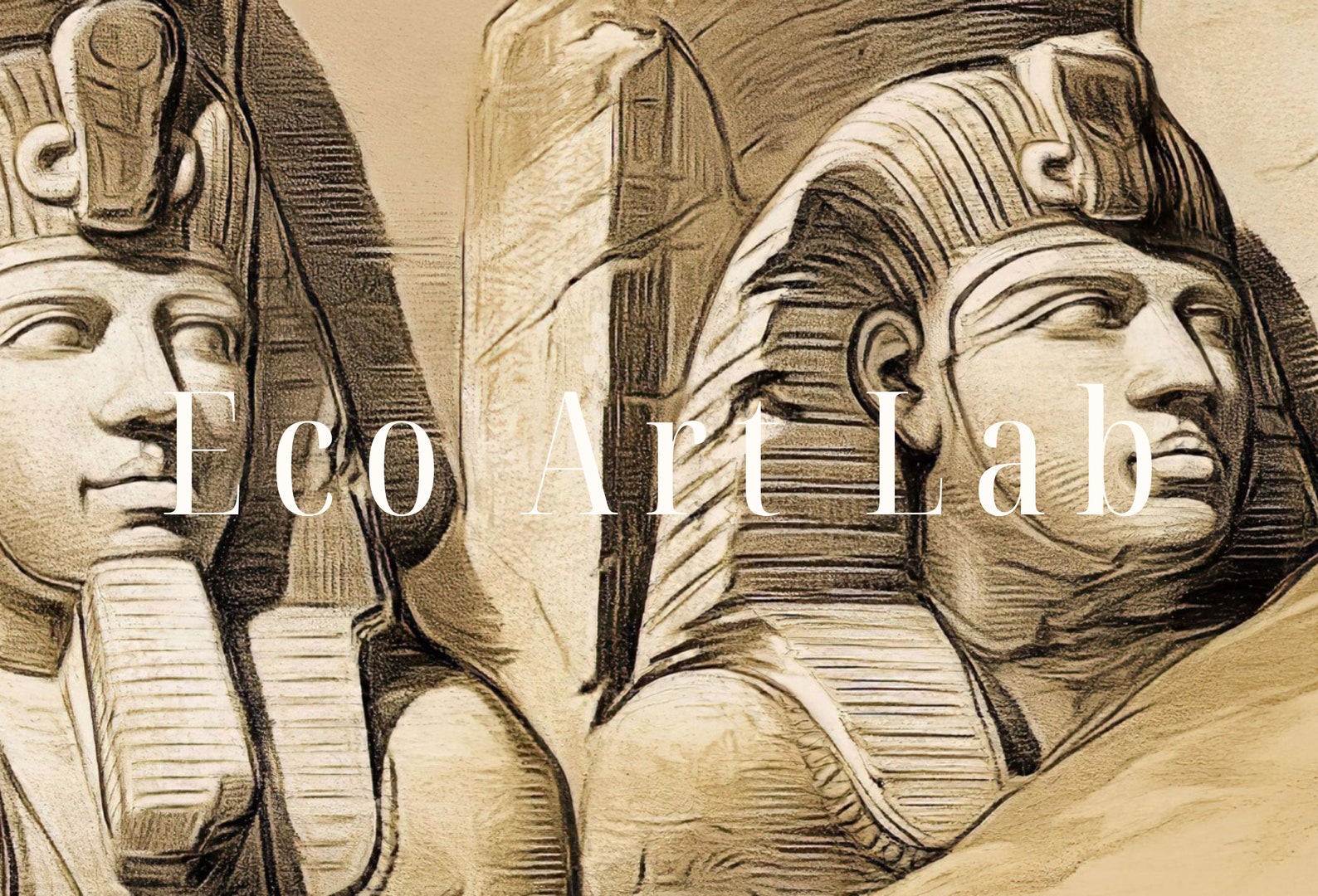 Ancient Egyptian Wall Art. Egyptian Temple Gods Statues. - Etsy