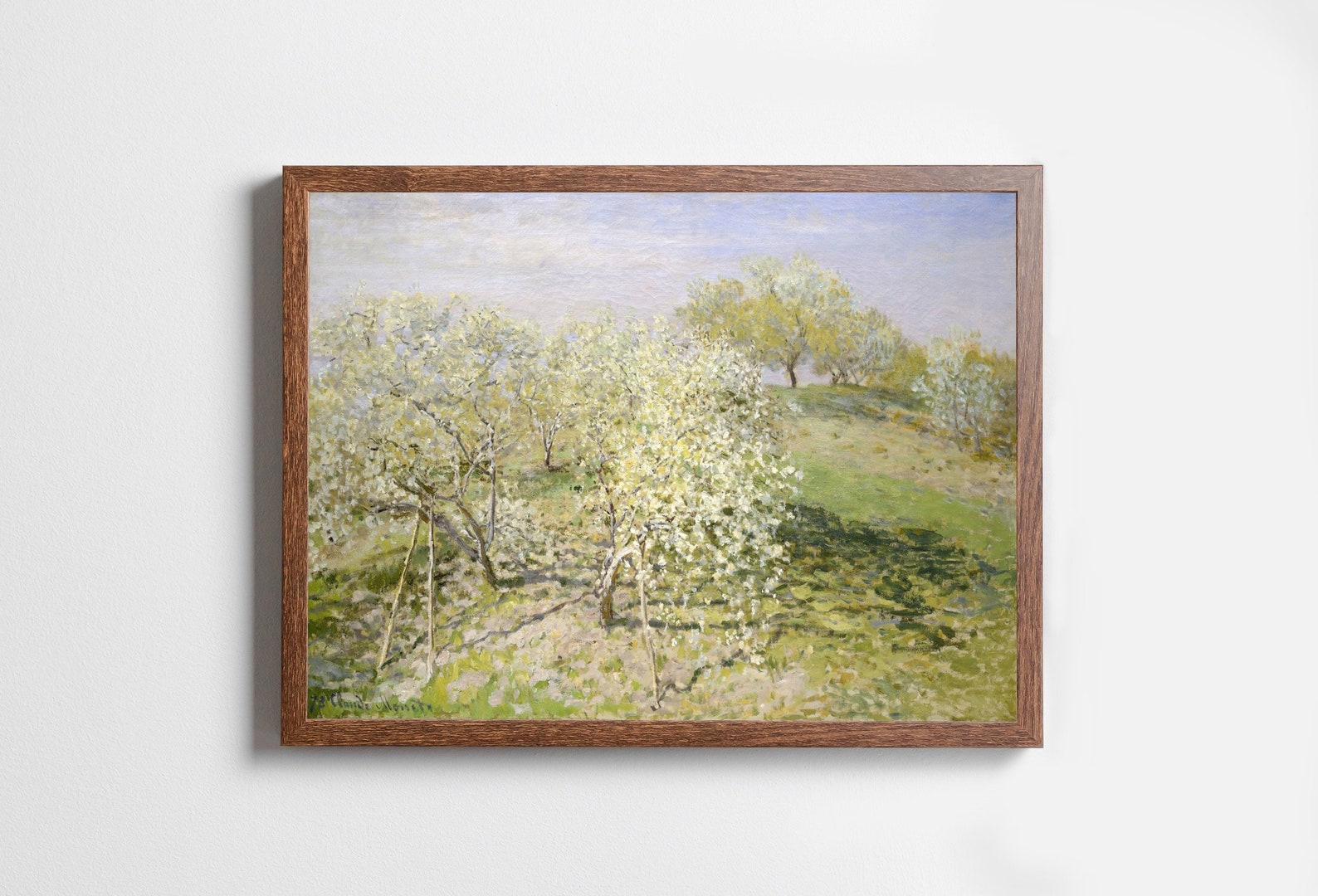 Claude Monet Famous Spring Landscape Painting Fine Art. - Etsy