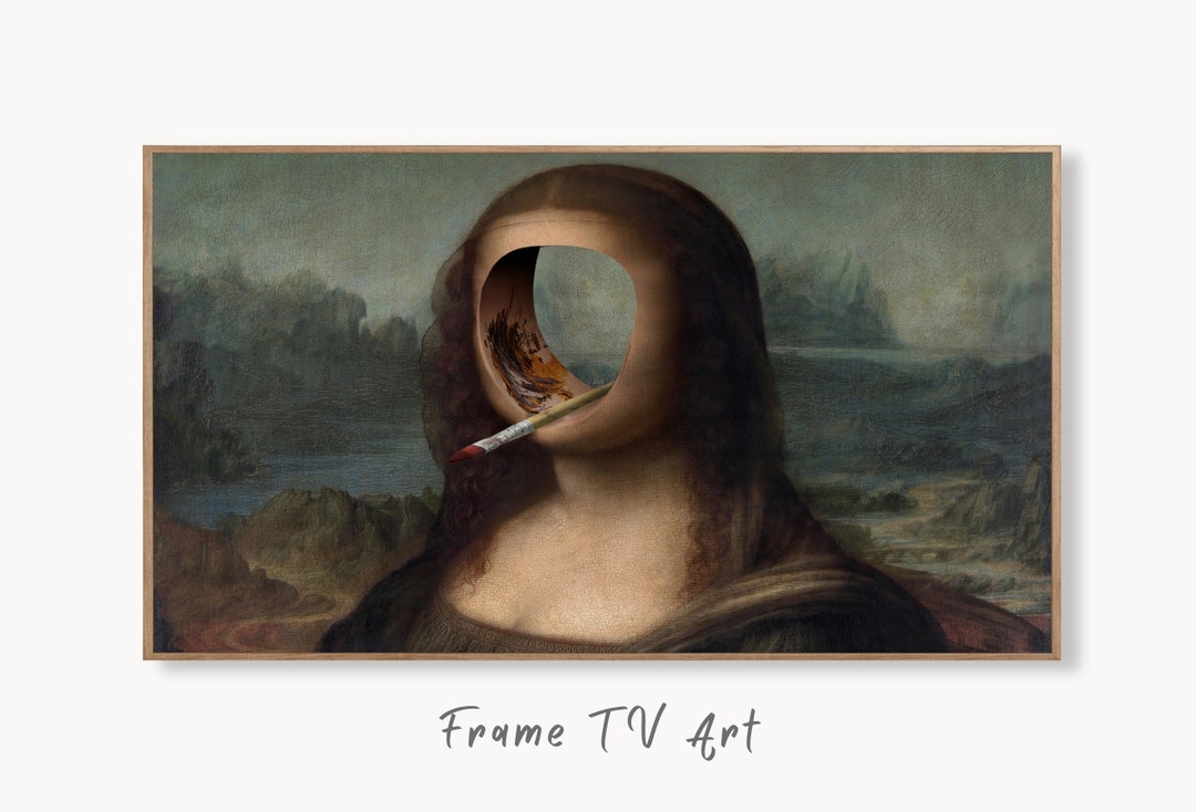 Samsung Frame TV Art 4K Mona Lisa Eclectic Altered Classic Painting ...