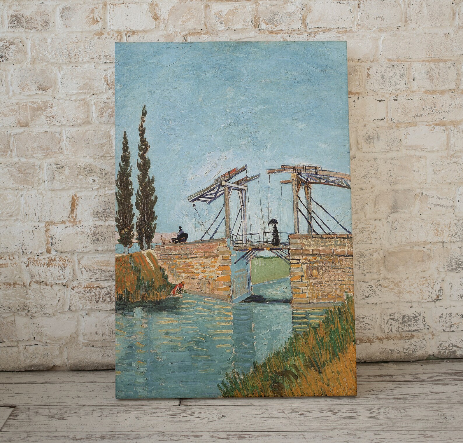 Bridge Landscape Vincent Van Gogh Painting Printable Famous Art Print ...