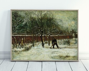 Van Gogh Snow Art - Etsy