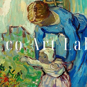 Vincent Van Gogh "first Steps" Painting Printable Famous Art Print ...