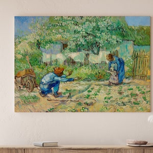 Vincent Van Gogh "first Steps" Painting Printable Famous Art Print ...