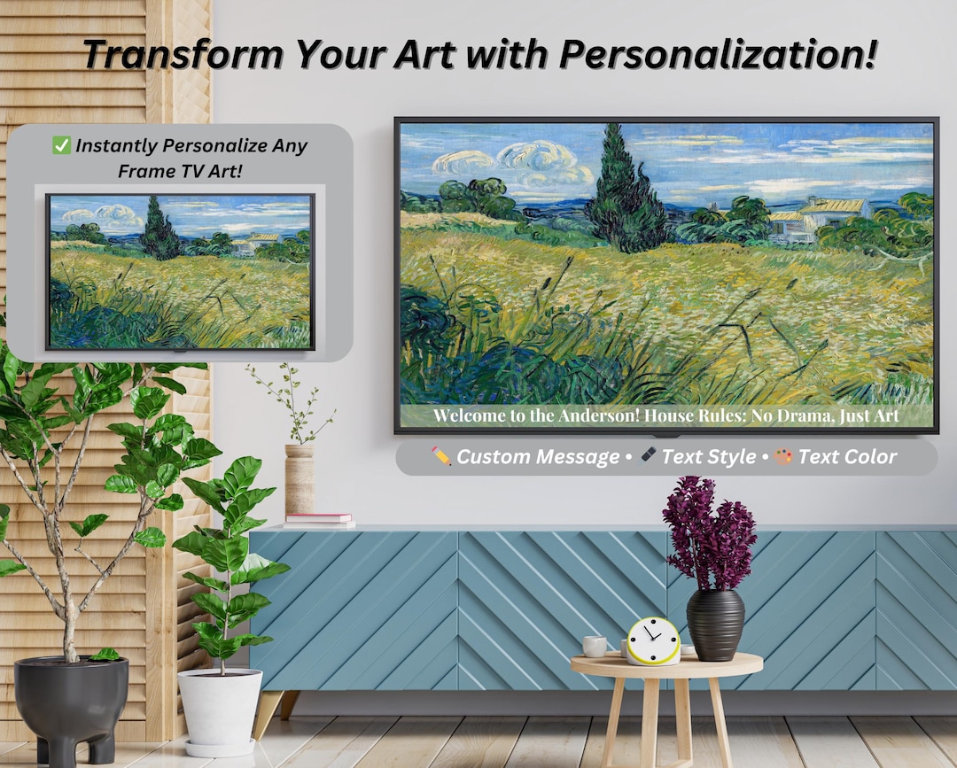 Custom Frame TV Art Add-on - Personalized Wall Art for Samsung Frame TV ...