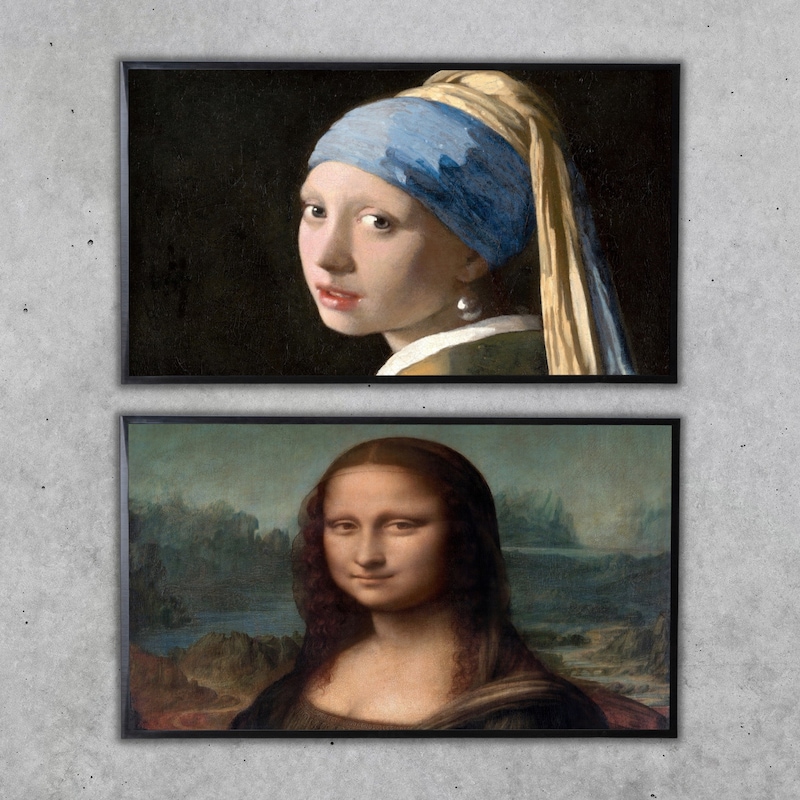 Black Mona Lisa Art Print - Etsy