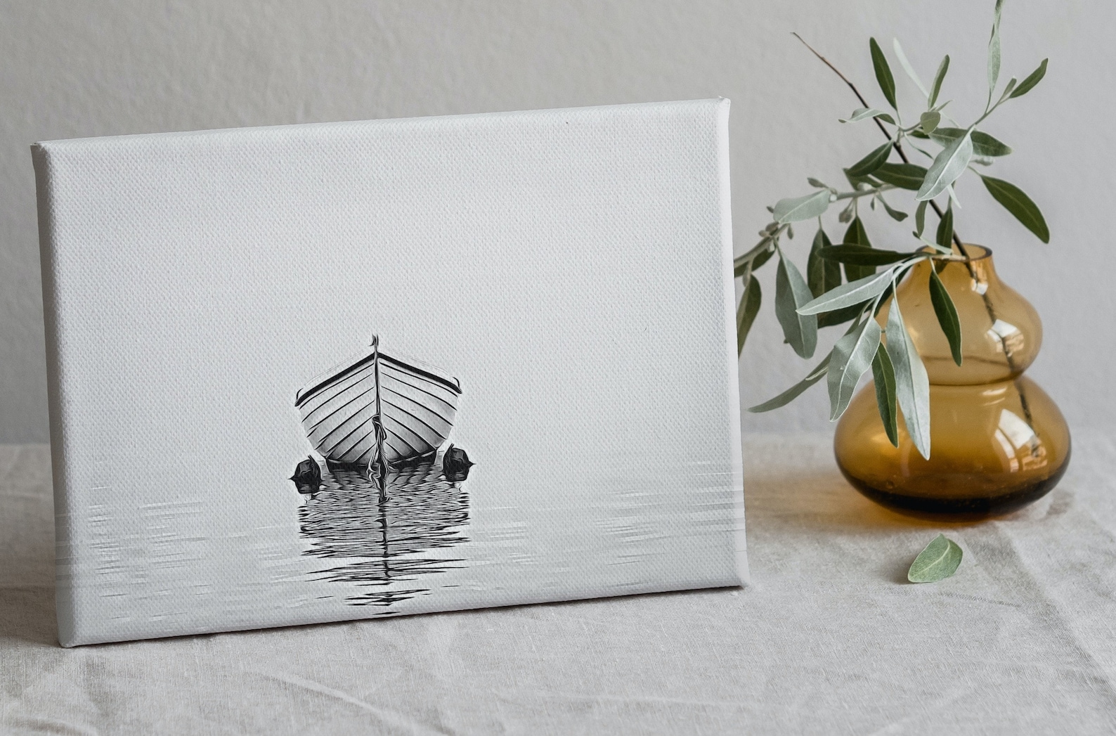 Boat at Sea Print Nautical Wall Decor Printable Wall Art - Etsy