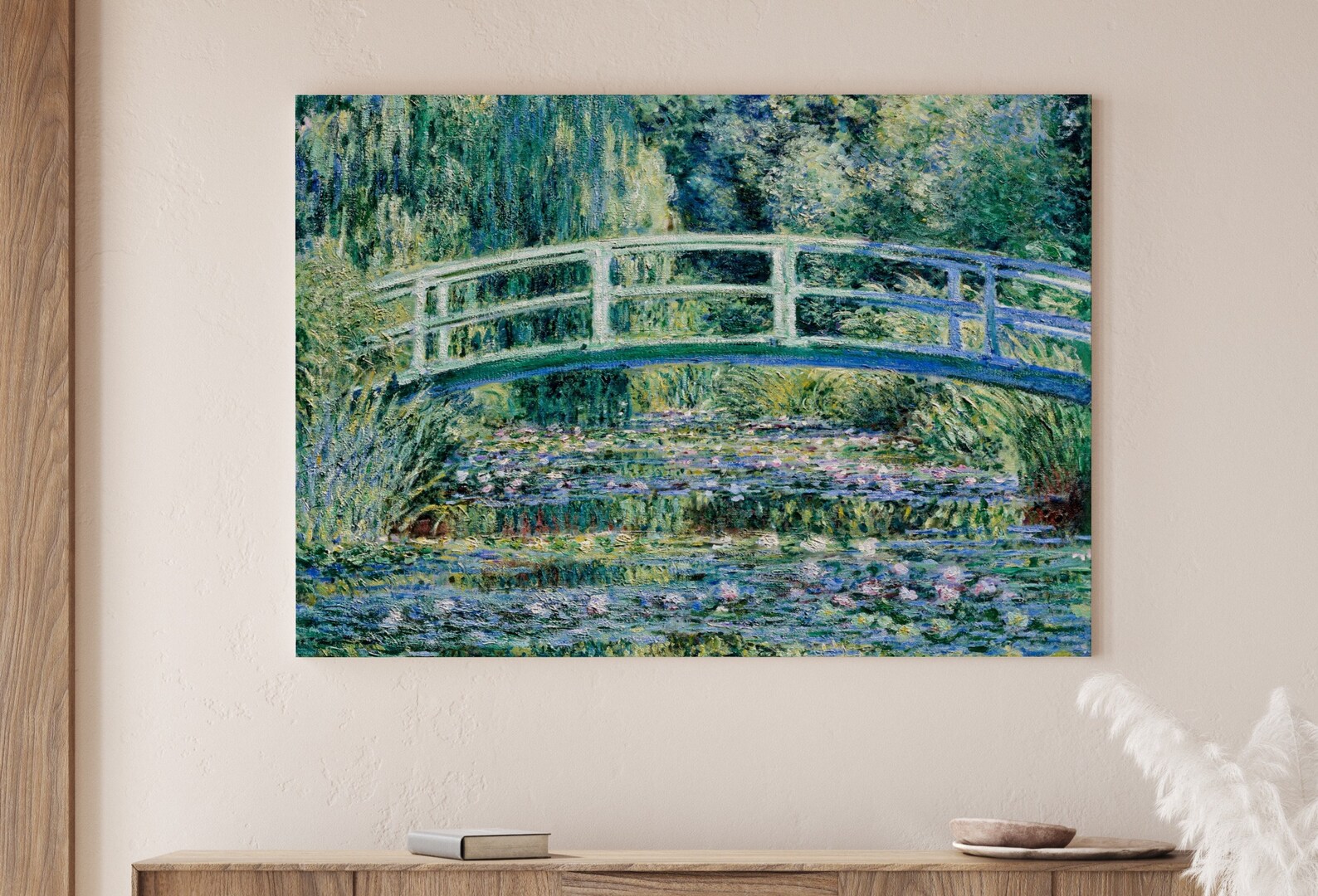 Water Lilies & Bridge Famous Claude Monet Painting. Instant Download ...