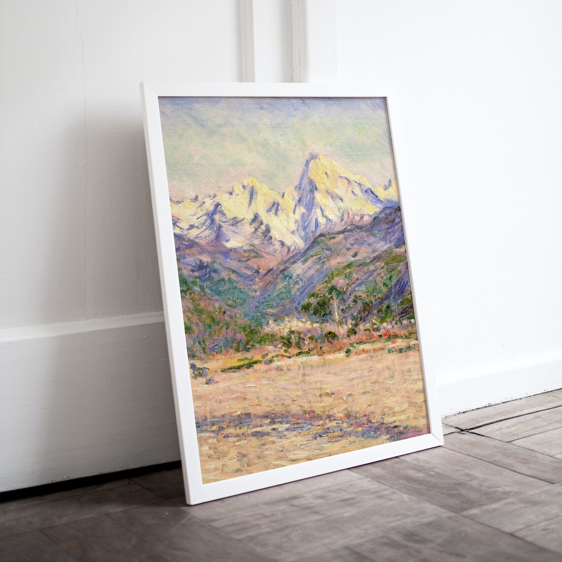 Famous Claude Monet Mountain Landscape Painting. Instant - Etsy