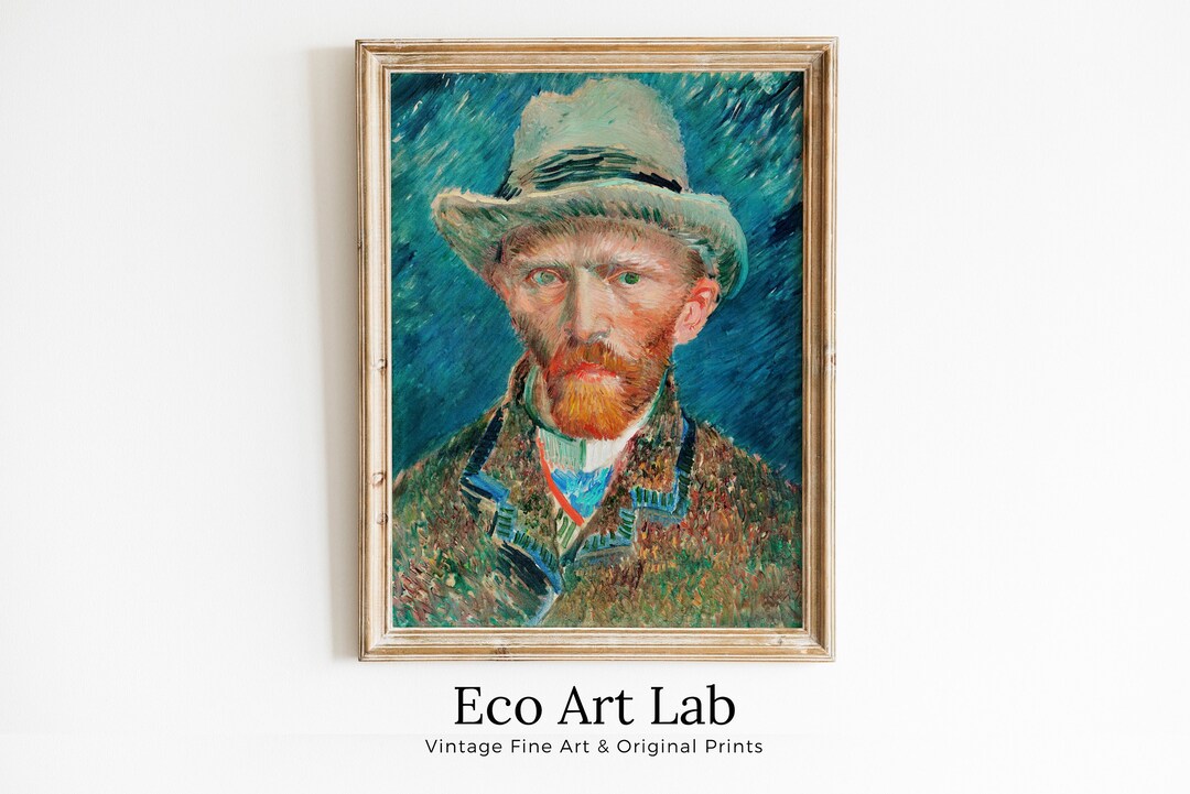 Vincent Van Gogh Self Portrait Printable Famous Art Print. Instant ...