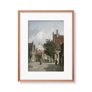 Rustic European Village Print Downloadable PRINTABLE Vintage Country ...