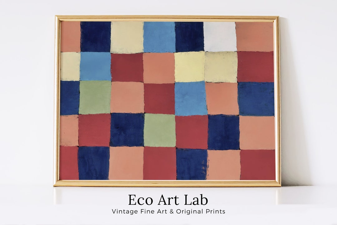 Paul Klee Colorful Abstract Painting Vintage Printable Wall Art Instant ...