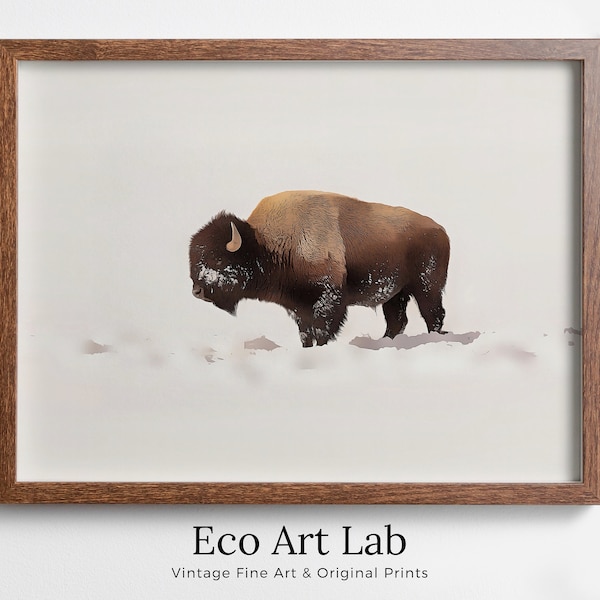 Buffalo Print - Etsy