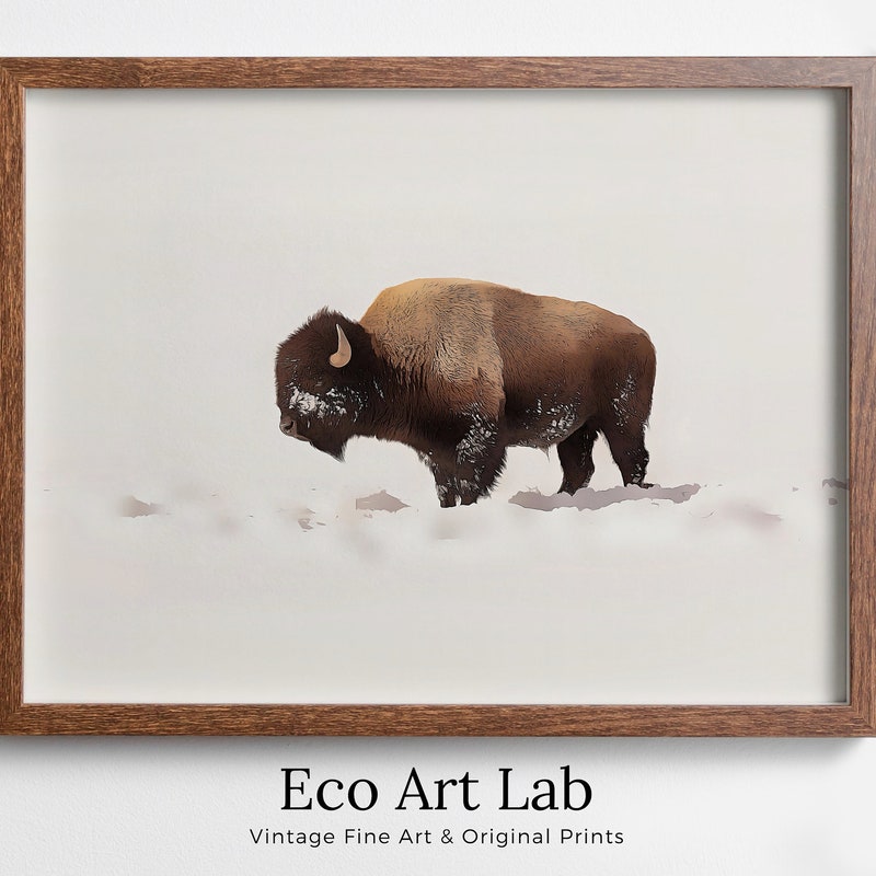 Buffalo Print - Etsy