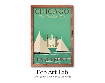 Chicago Field Ballpark Baseball Stadium Vintage Print Poster Gift Fan ...