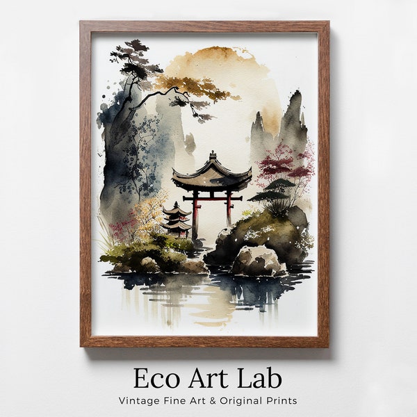 Japanese Zen Garden Printable - Etsy