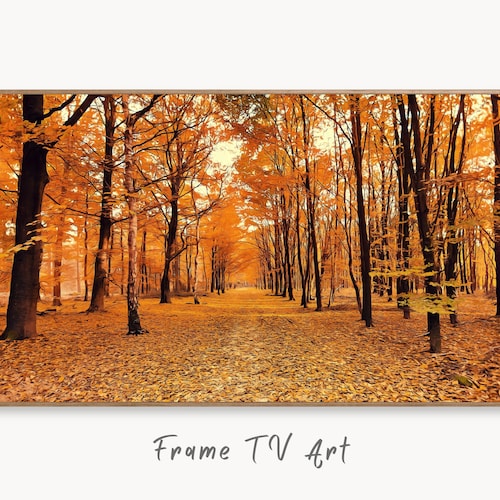 Samsung Frame TV Art Autumn Fall Vintage Fall Pumpkin - Etsy