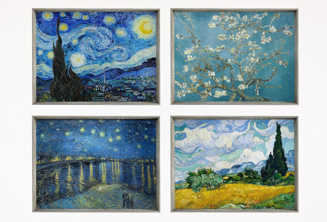 Vincent Van Gogh Wall Print SET. Gallery Wall Set. Van Gogh Prints Set ...