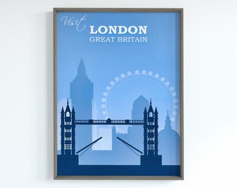 London Backdrop Printable - Etsy