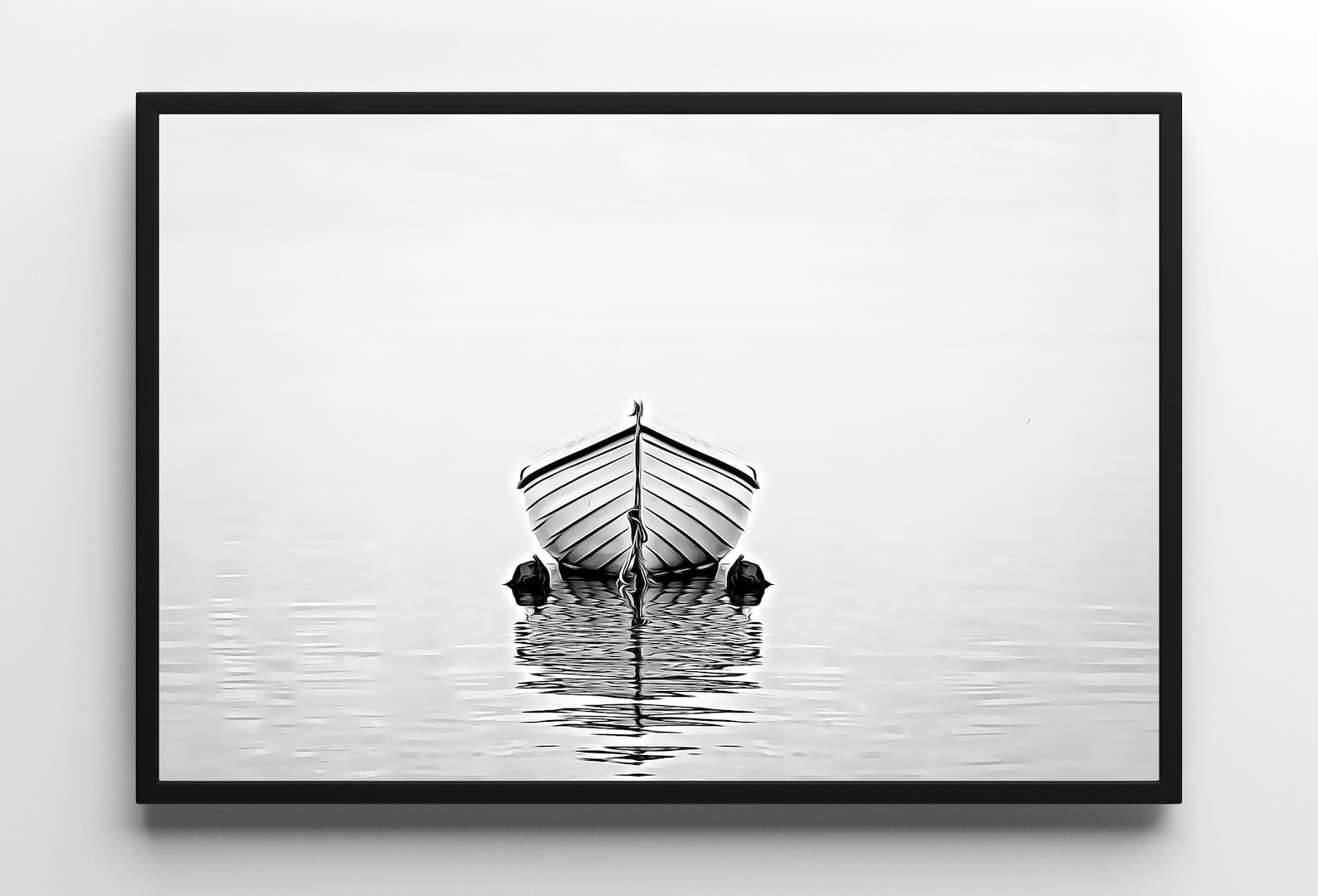 Boat at Sea Print, Nautical Wall Decor, Printable Wall Art Prints ...