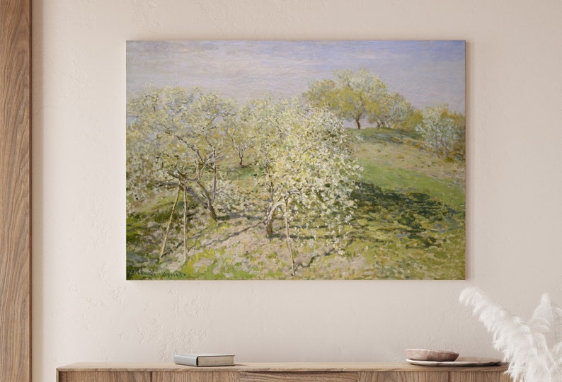 Claude Monet Famous Spring Landscape Painting Fine Art. - Etsy