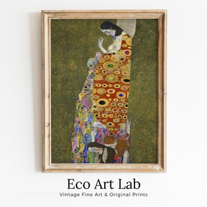 Gustav Klimt hope Ii Famous Painting Printable Wall Art. Instant ...