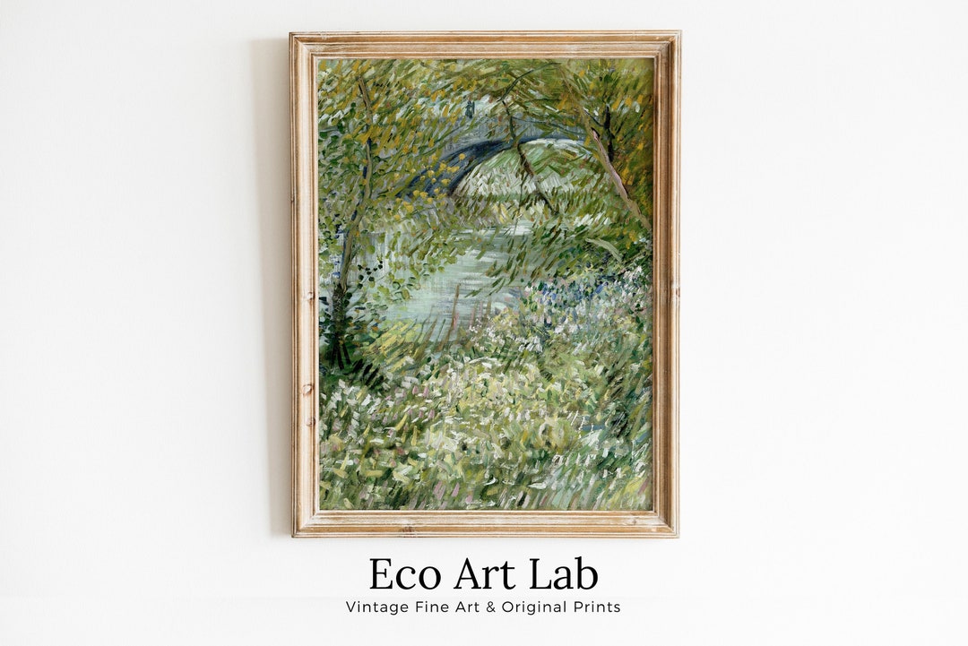 River Bank in Springtime Vincent Van Gogh Printable Famous Art Prints ...